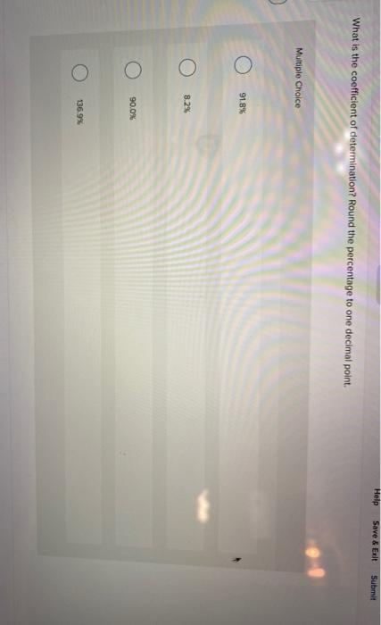 Solved Using the following information: Intercept | Chegg.com