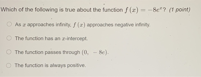 Solved What is the end behavior of the graph of f(x) = | Chegg.com