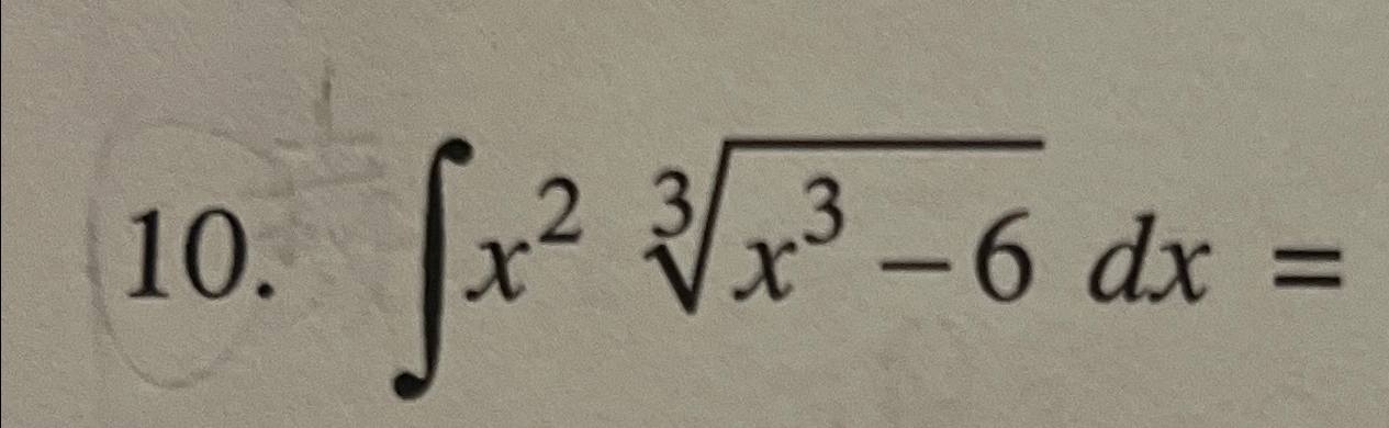 Solved ∫﻿﻿x2x3-63dx=Please help me and explain the steps you | Chegg.com