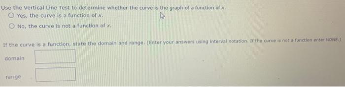 Solved Consider the following.Use the Vertical Line Test to | Chegg.com