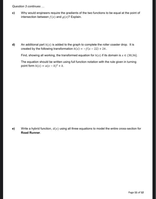Solved Question 3 Below is a graph representing part of the | Chegg.com