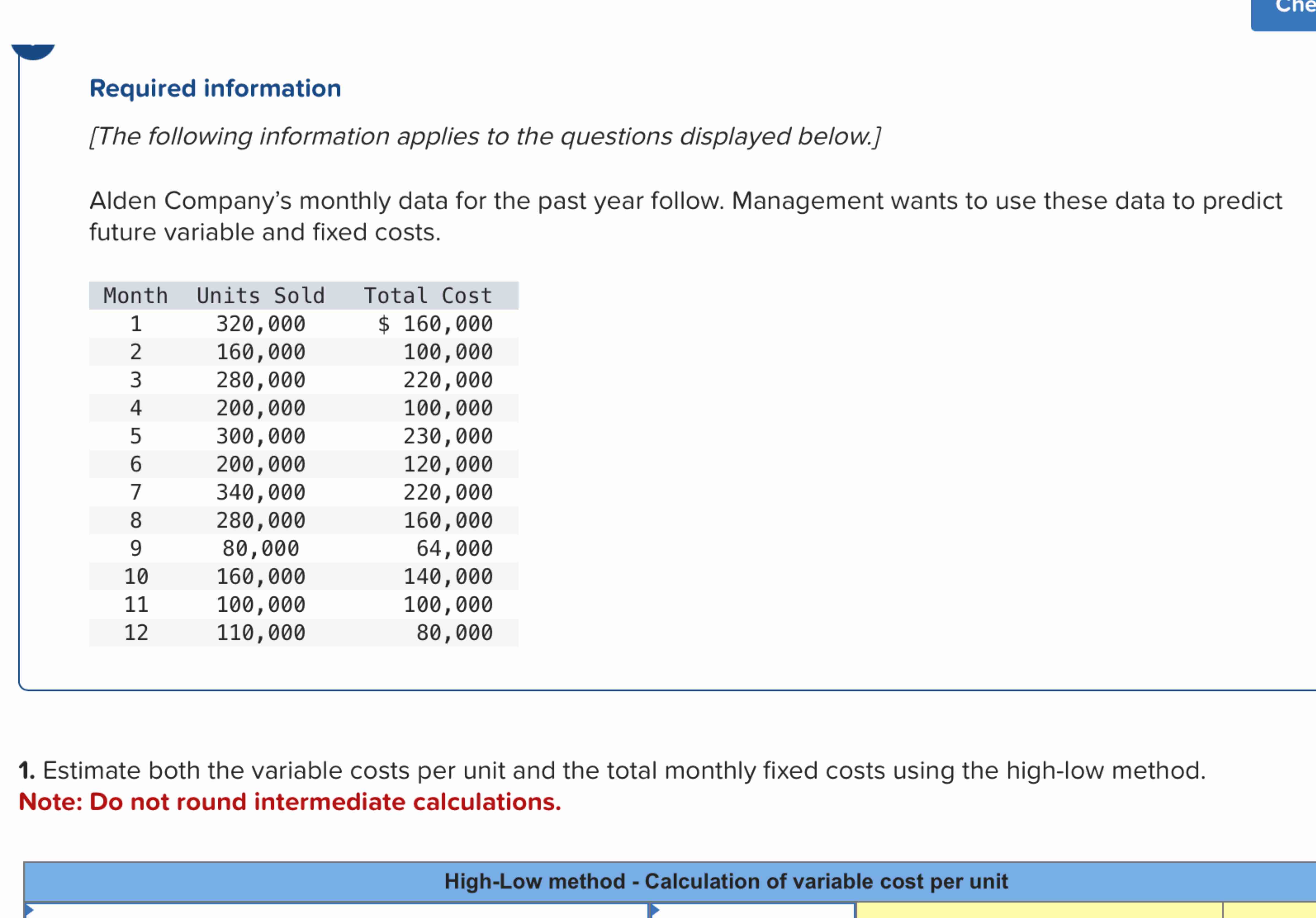 Solved Required information[The ﻿following information | Chegg.com
