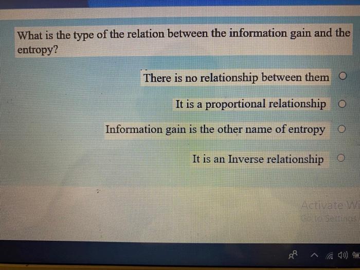 Solved What is the type of the relation between the | Chegg.com