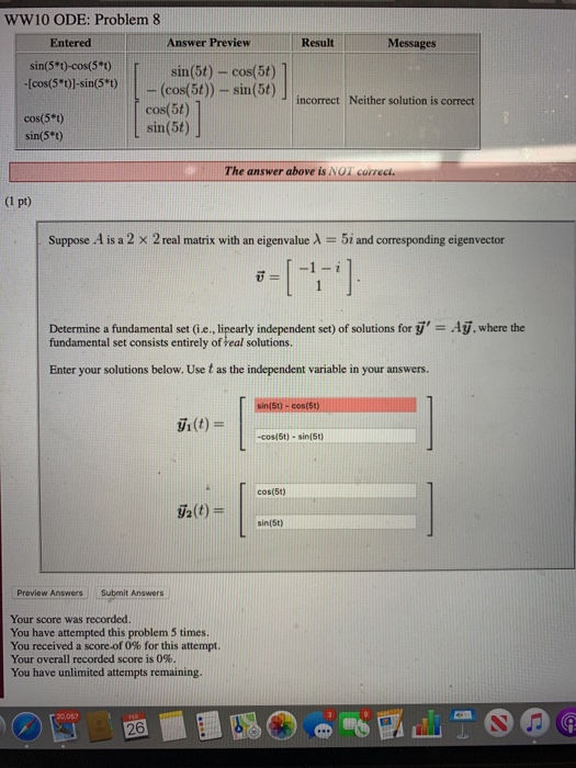 Solved suppose A is a 2 x 2 real matrix with an eigenvalue = | Chegg.com