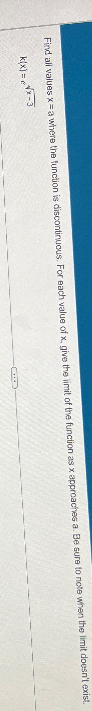 Solved Find All Values X A Where The Function Is