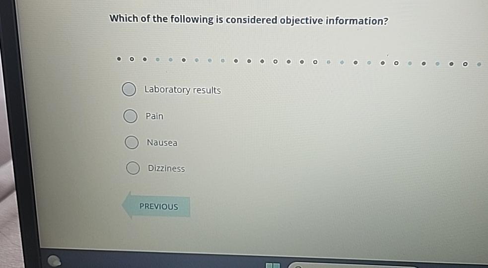 Solved Which of the following is considered objective | Chegg.com