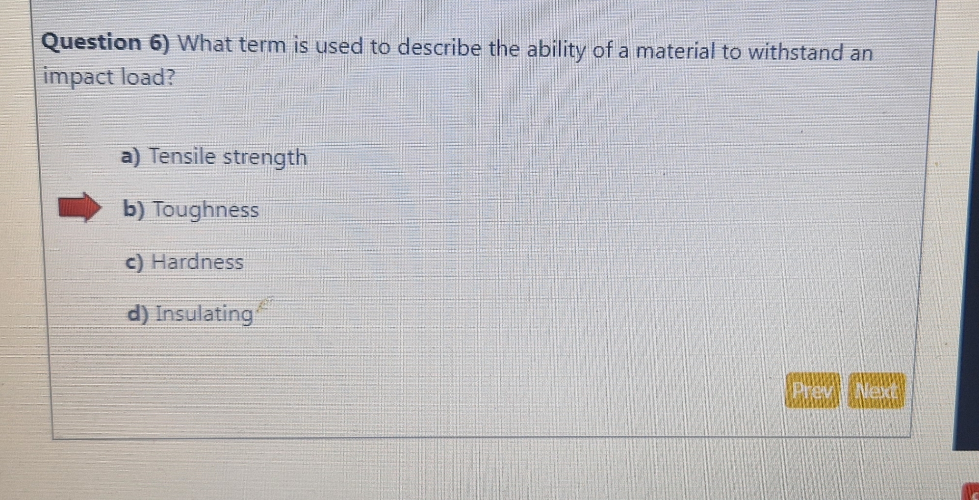 Solved Question 6) ﻿What term is used to describe the | Chegg.com