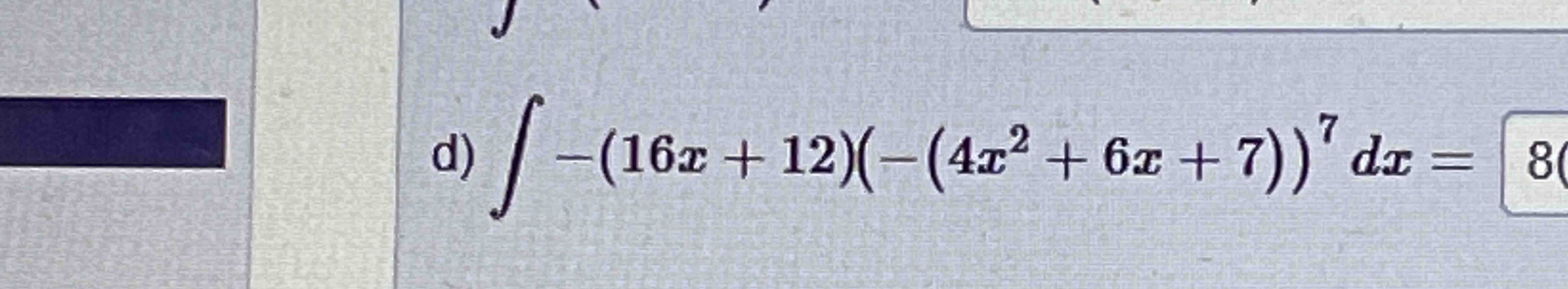 Solved Evaluate the indefinite integrals using | Chegg.com