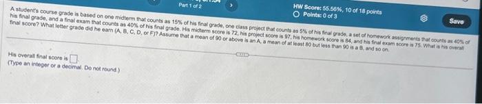 Solved One common system for computing a grade point average | Chegg.com Solved One common system for computing a grade point average | Chegg.com