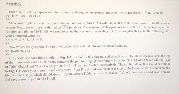 Solved >> Exercise 2 Enter the following expression into the | Chegg.com