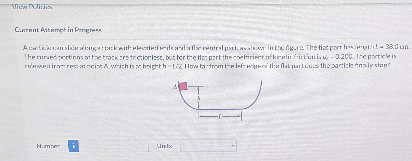 Solved View PoliciesCurrent Attempt in ProgressA particle | Chegg.com