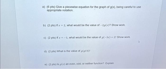 Solved 2) (14 points) Given that the graph of the function | Chegg.com Solved 2) (14 points) Given that the graph of the function | Chegg.com