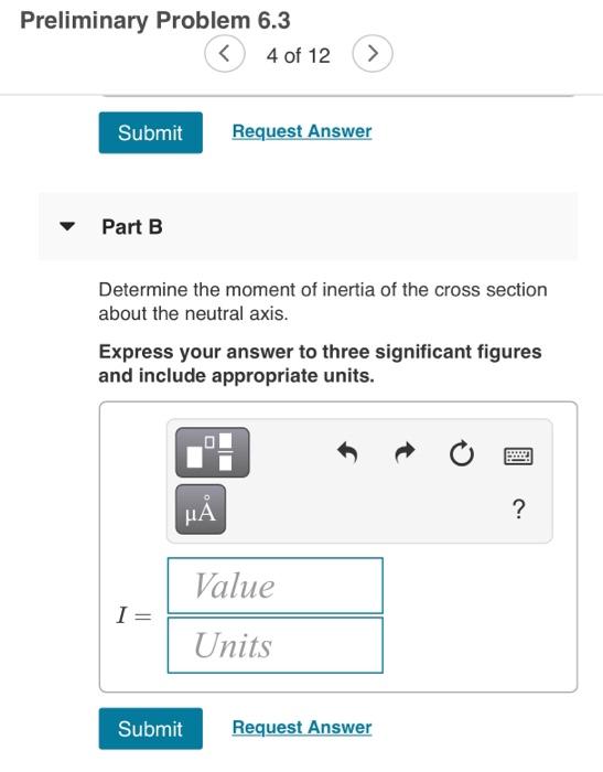 Solved Preliminary Problem 6.3 0.1 m 0.3 m N 0.1 | Chegg.com