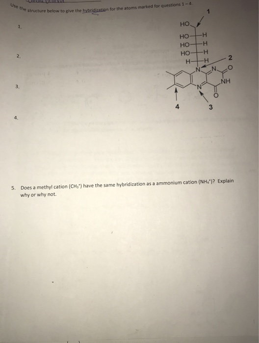 Solved Use the struc 4 "ucture below to give the | Chegg.com