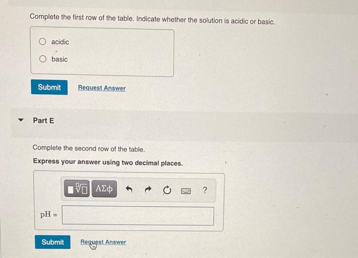 Solved Complete the following table by calculating the | Chegg.com