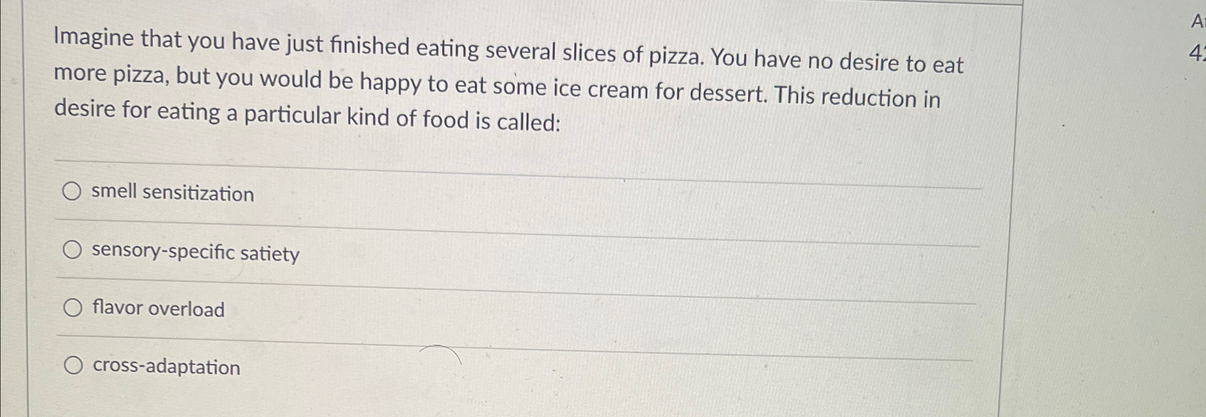 Solved Imagine that you have just finished eating several | Chegg.com
