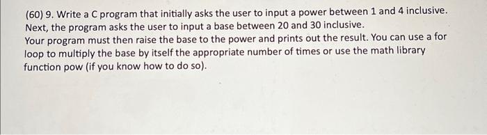 Solved in C language | Chegg.com