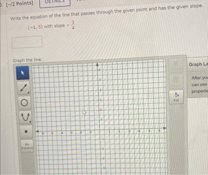 Solved Tutorial Exercise Write the equation of the line that | Chegg.com