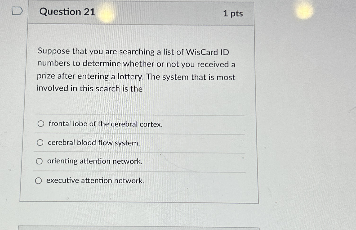 Solved Question 21Suppose that you are searching a list of | Chegg.com