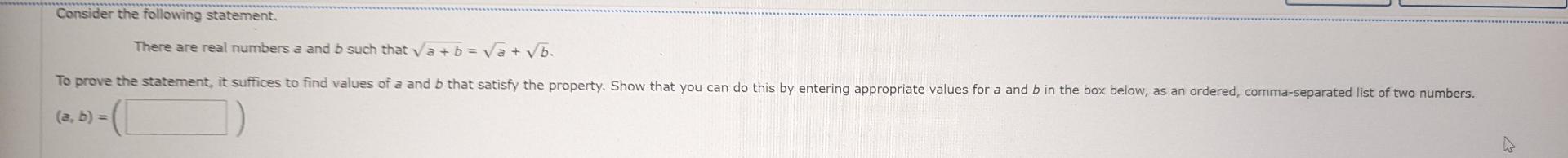 Solved Consider the following statement. There are real | Chegg.com