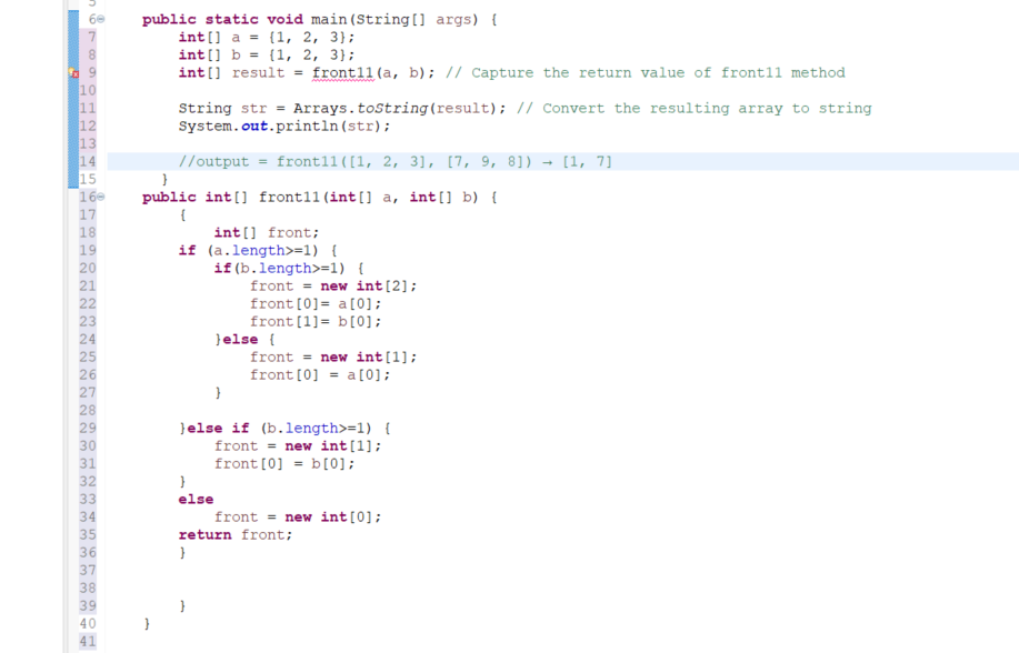 i want output to be like this whenn i call the method | Chegg.com