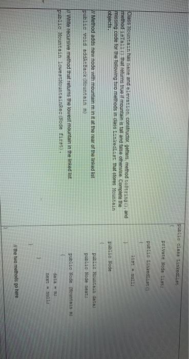 Solved public class Linkedlist private Bodt list: public | Chegg.com