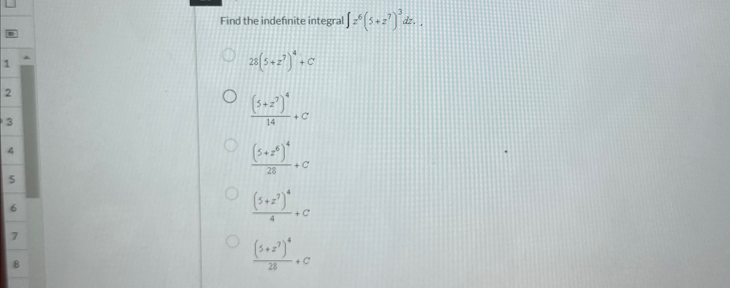 Solved Find the indefinite integral | Chegg.com