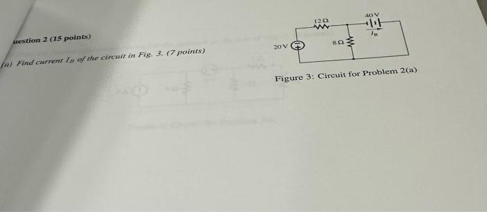 Solved Find current IB of the circuit it Fig. 3. Show all | Chegg.com