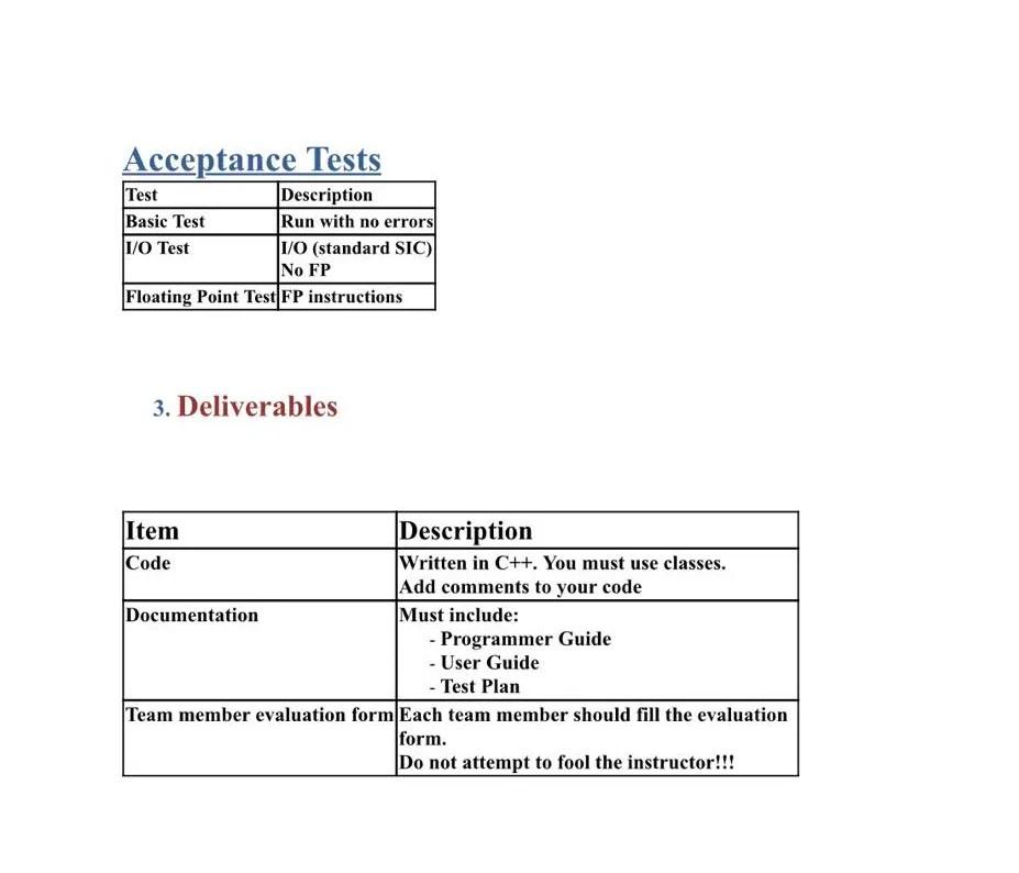 SIC/XE Simulator 1. Introduction • In this project, | Chegg.com