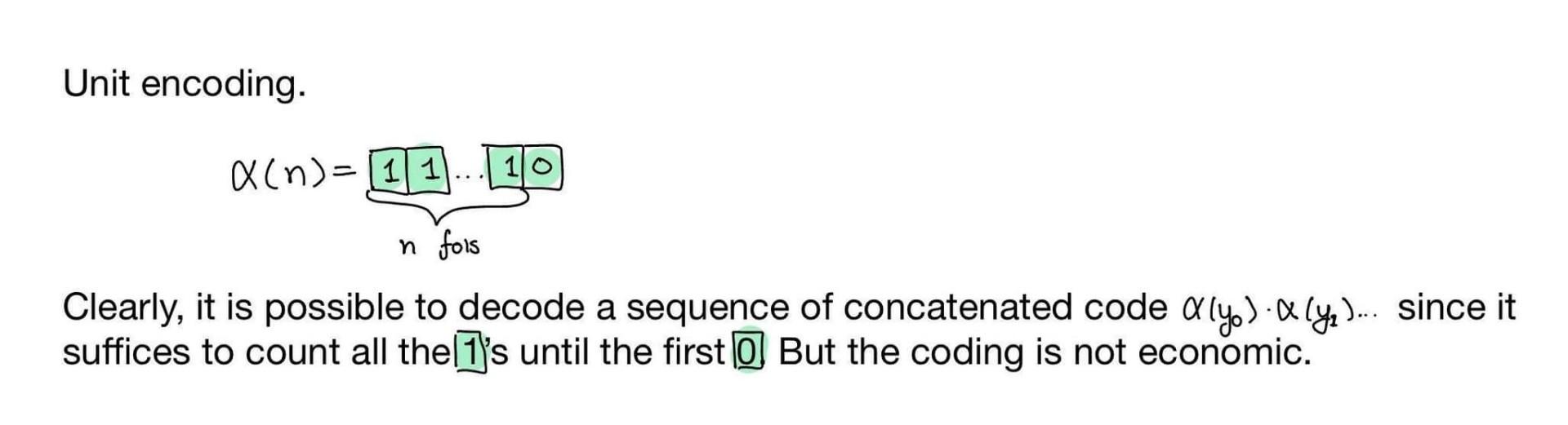 Unit encoding. Clearly, it is possible to decode a | Chegg.com