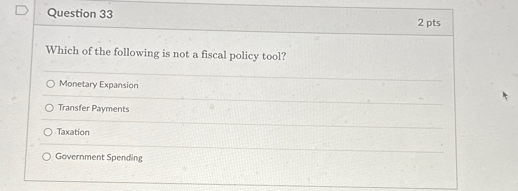 Solved Question 332 ﻿ptsWhich of the following is not a | Chegg.com