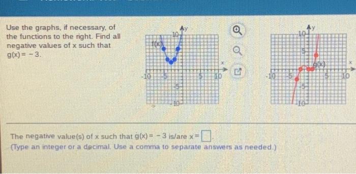 Solved Use the graphs, if necessary, of the functions to the | Chegg.com