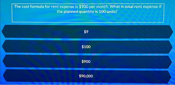 Solved The quantity used for a planning budget is the actual | Chegg.com