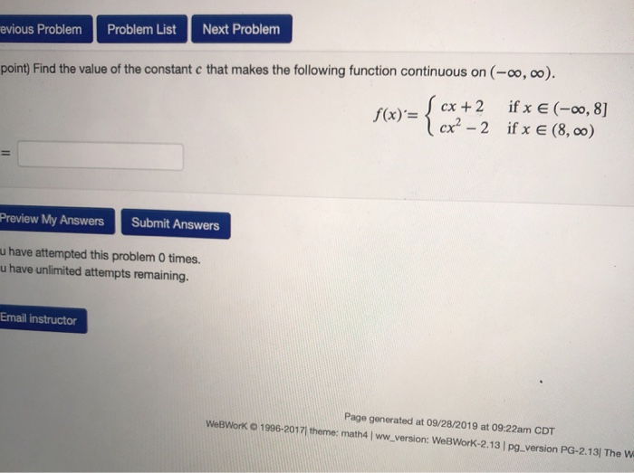 Solved W3: Problem Previous Problem Problem List Next | Chegg.com