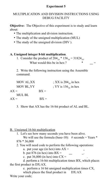 Solved Objective The Objective Of This Experiment Is To 5139