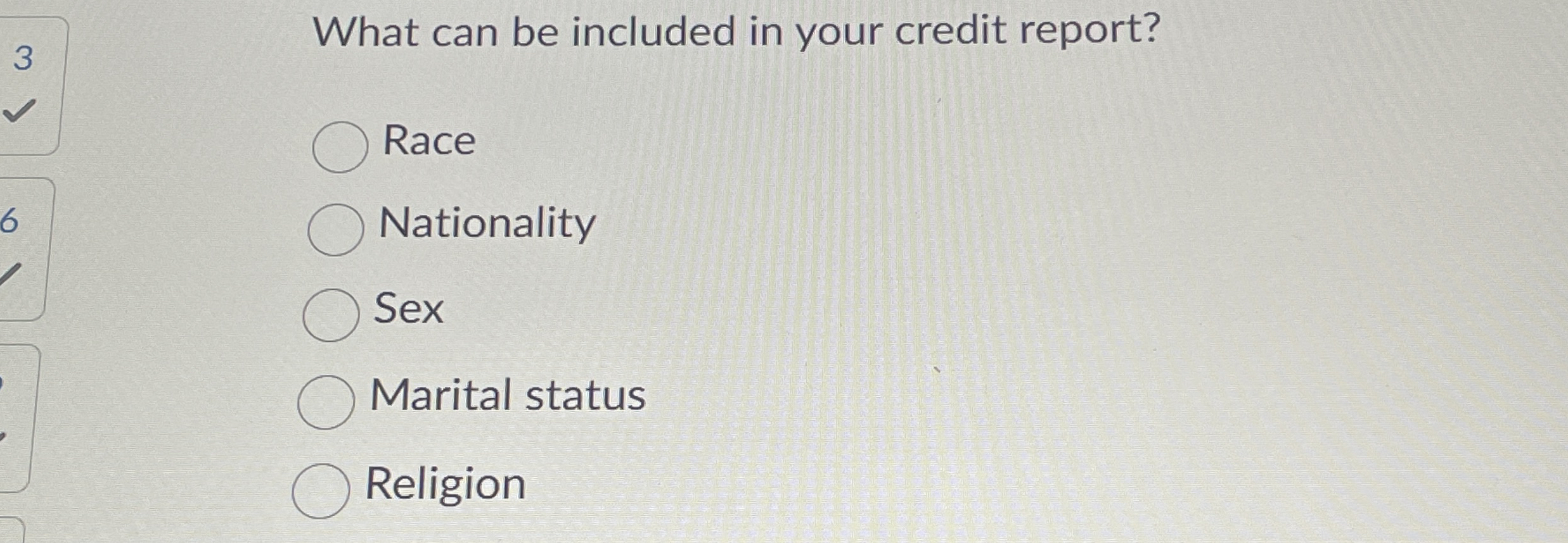 Solved What can be included in your credit | Chegg.com