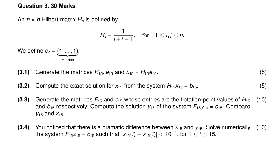 Solved Using MuPAD, please show your actual code and | Chegg.com