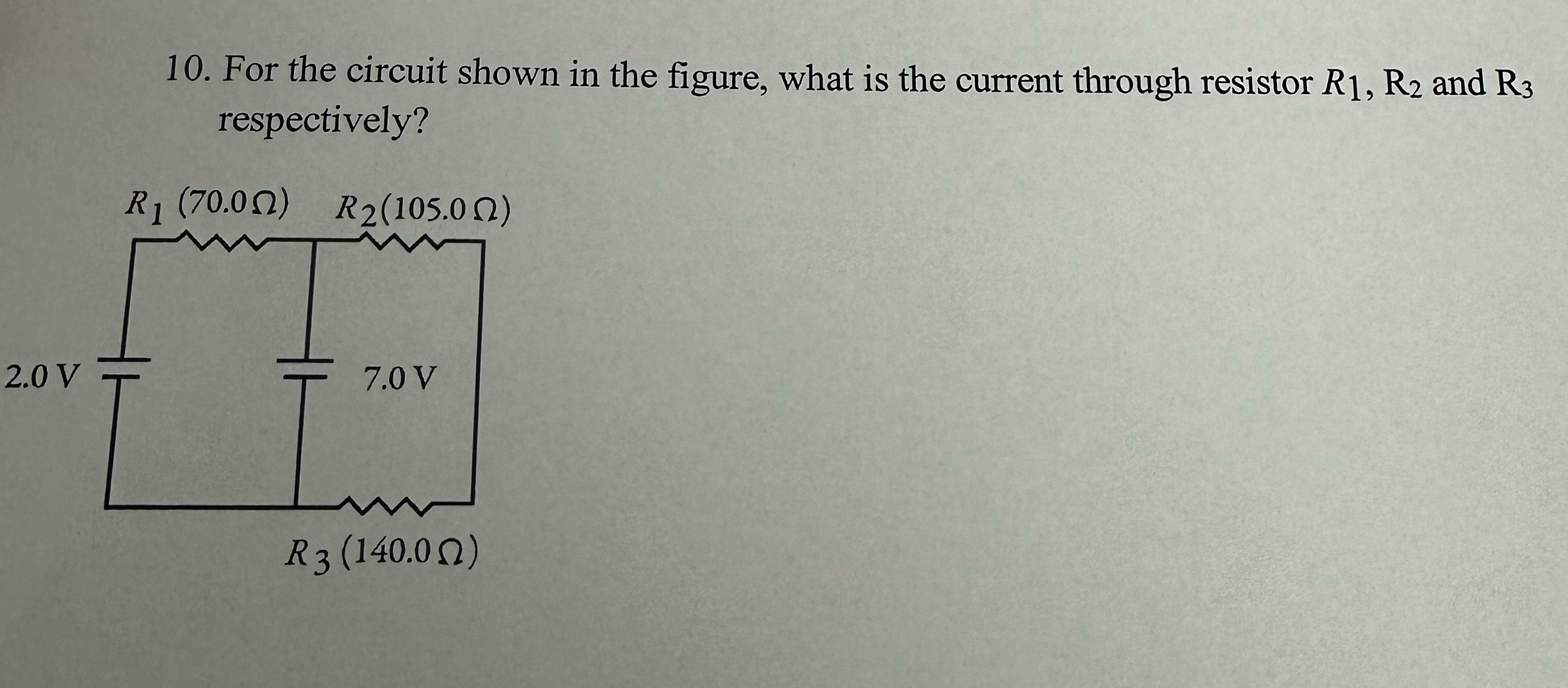 Solved For the circuit shown in the figure, what is the | Chegg.com