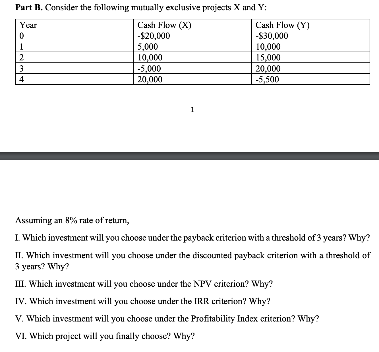 Solved SHOW CALCULATIONS PLEASE !Part B. ﻿Consider the | Chegg.com