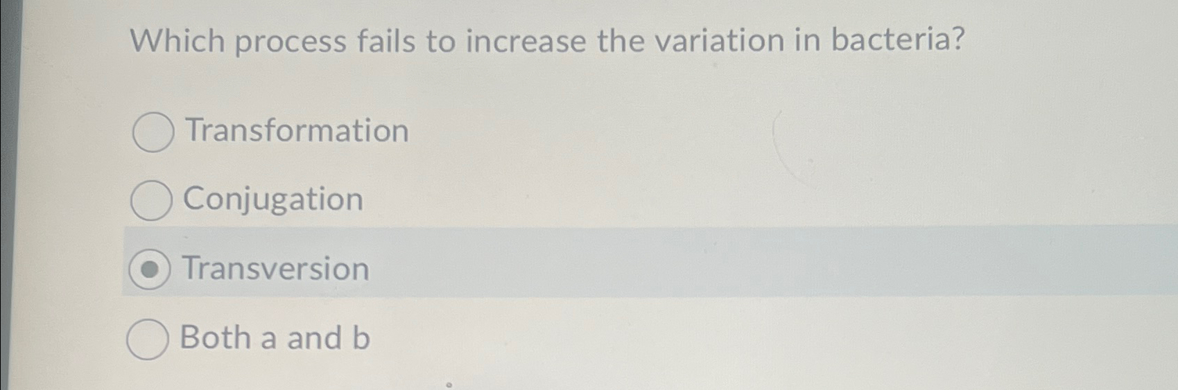 Solved Which process fails to increase the variation in | Chegg.com