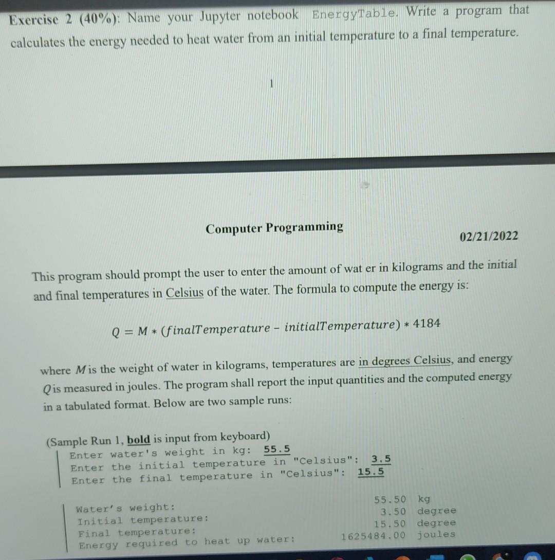 Solved Hi! I'm stuck with my python homework, my code isn't | Chegg.com