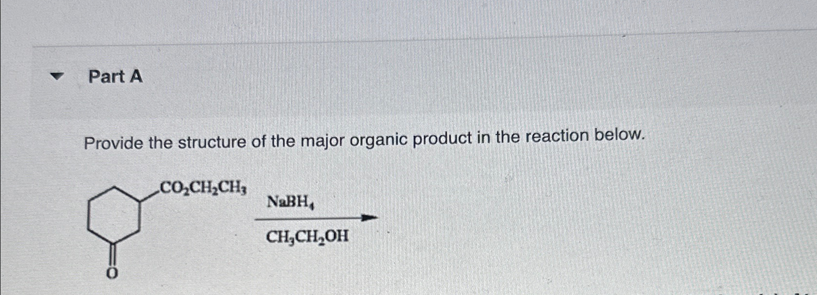 Solved Part AProvide the structure of the major organic | Chegg.com