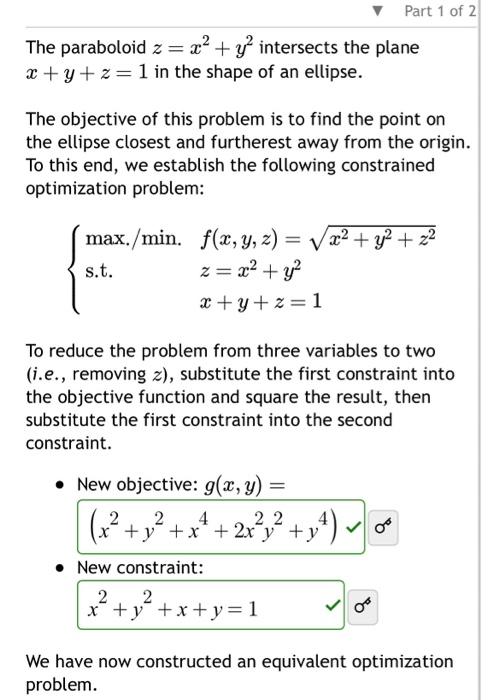 Solved Can I have some help with part 2 of this question | Chegg.com