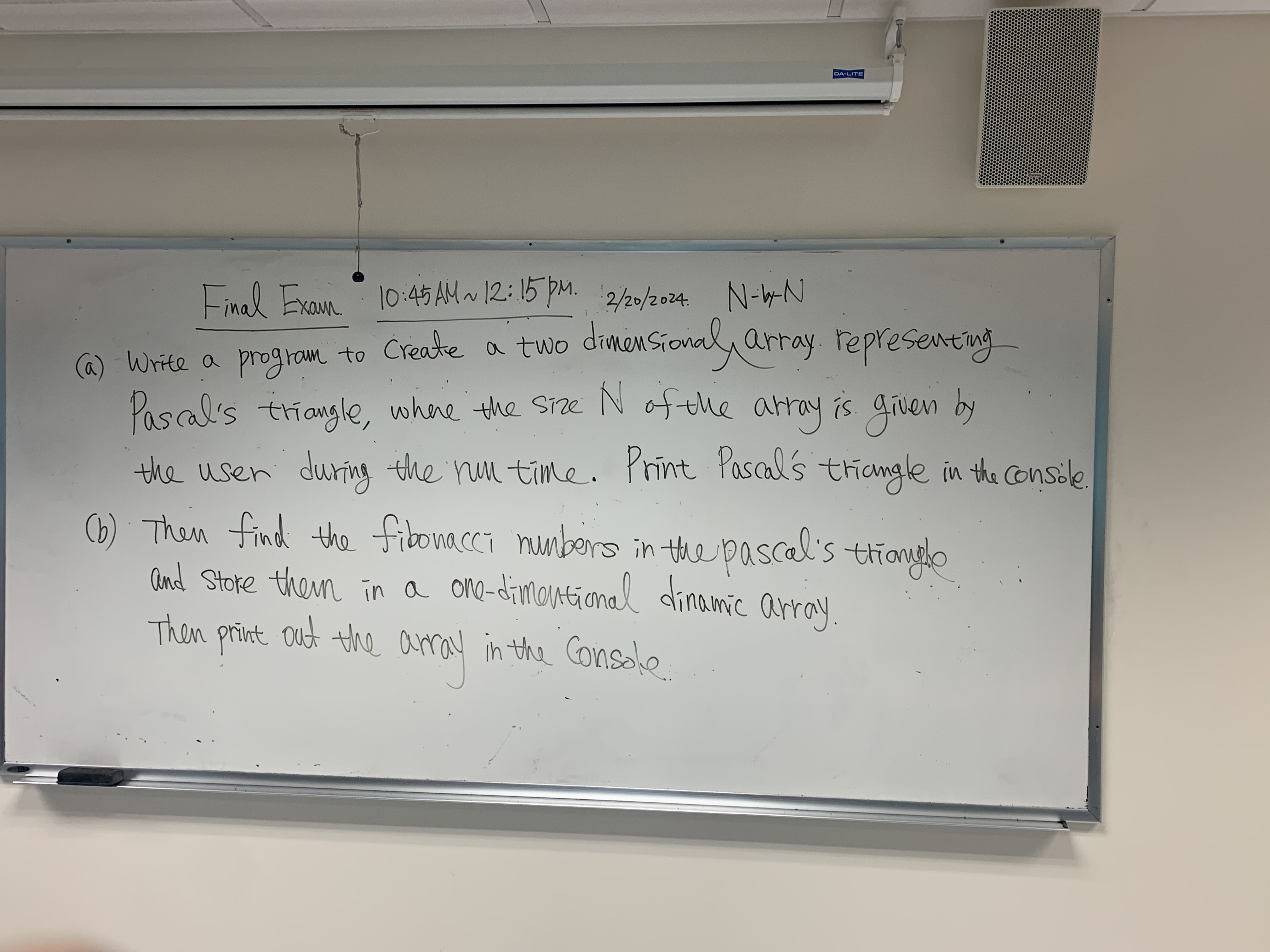 Solved (a) ﻿Write a program to Create a two dimensional | Chegg.com