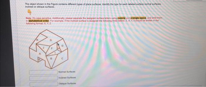 Solved The object shown in the Figure contains diferent | Chegg.com