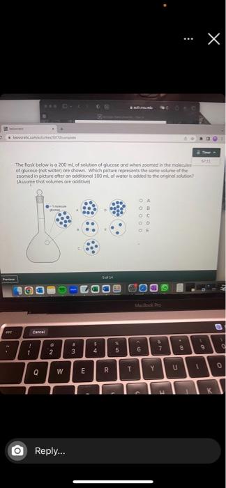 Solved The flaik belover is a 200mt of solution of gucose | Chegg.com