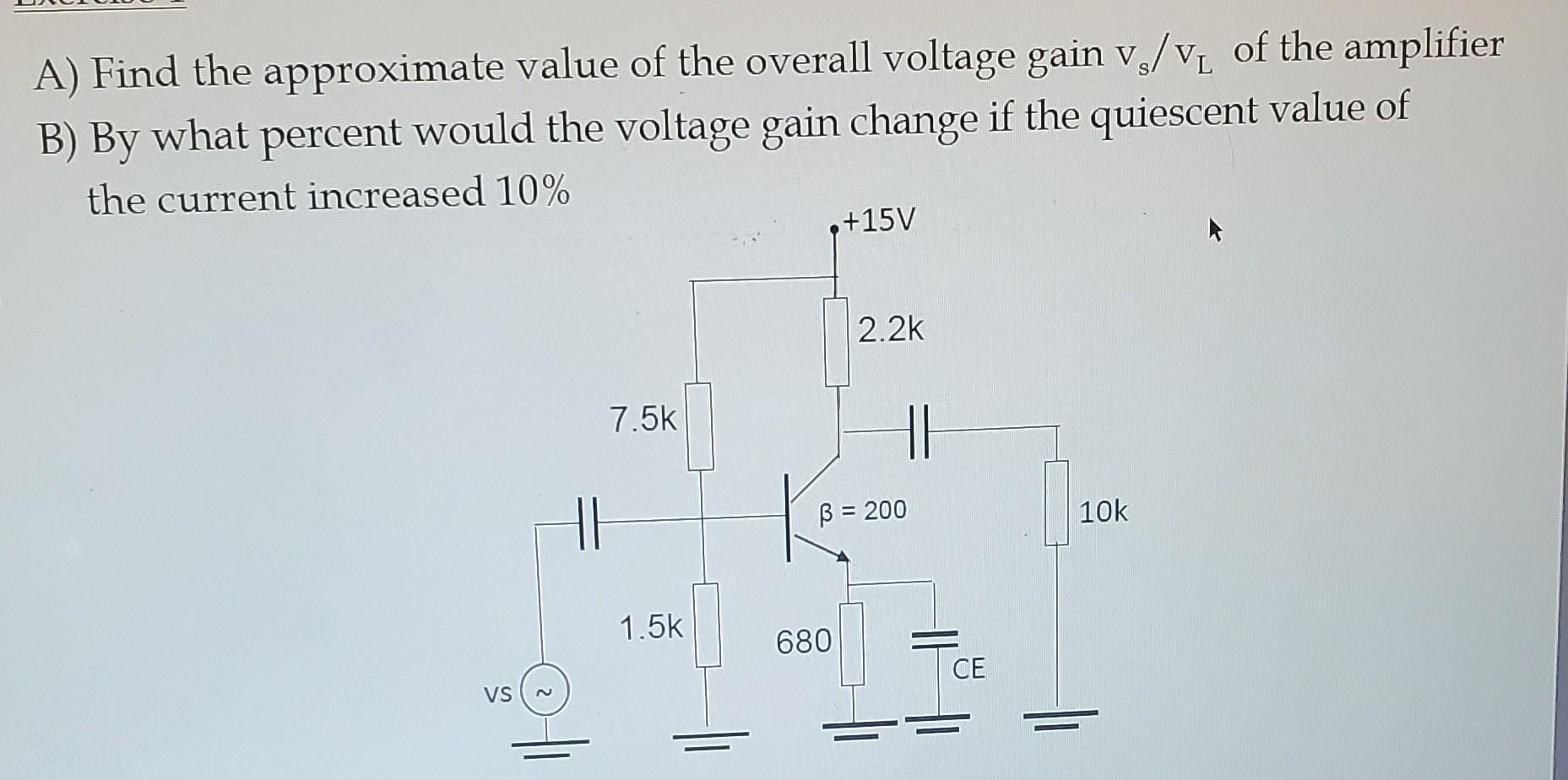 Solved LACILOC 2 . Find the quiescent values I, and Vce in | Chegg.com