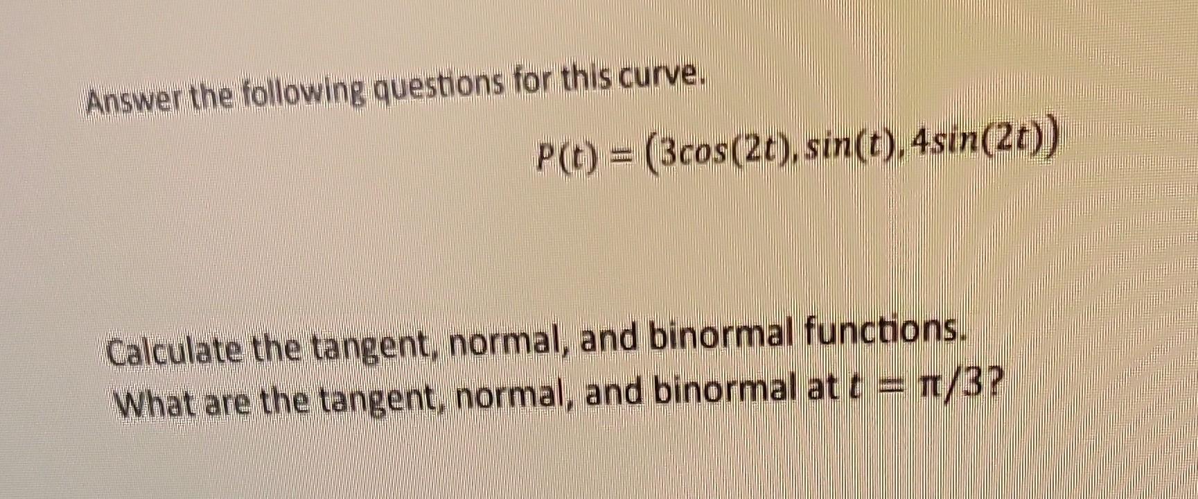 Solved Answer the following questions for this curve. | Chegg.com