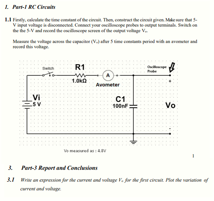 Solved Part-3 ﻿Report and Conclusions3.1 ﻿Write an | Chegg.com