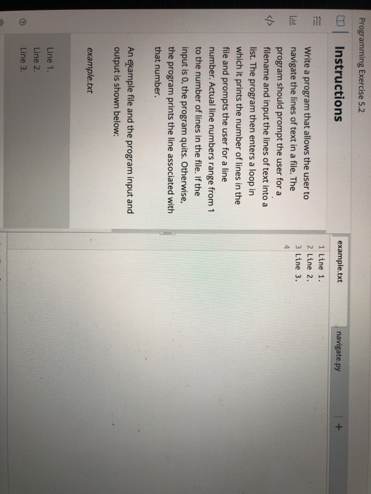 Solved Programming Exercise 5 2 U Instructions Example Txt